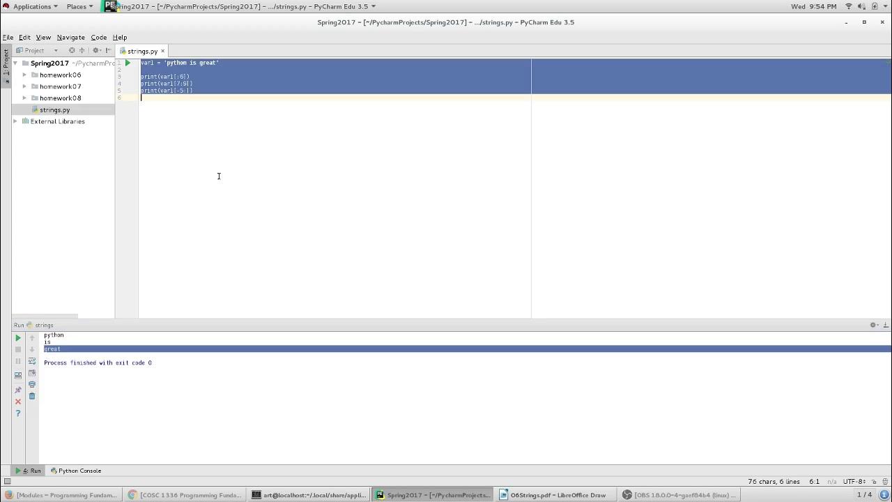 06 Python string functions and data validation - YouTube