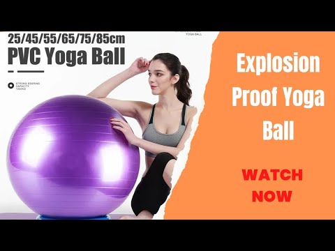 Explosion Proof Yoga Ball Unboxing | Gym Ball - YouTube