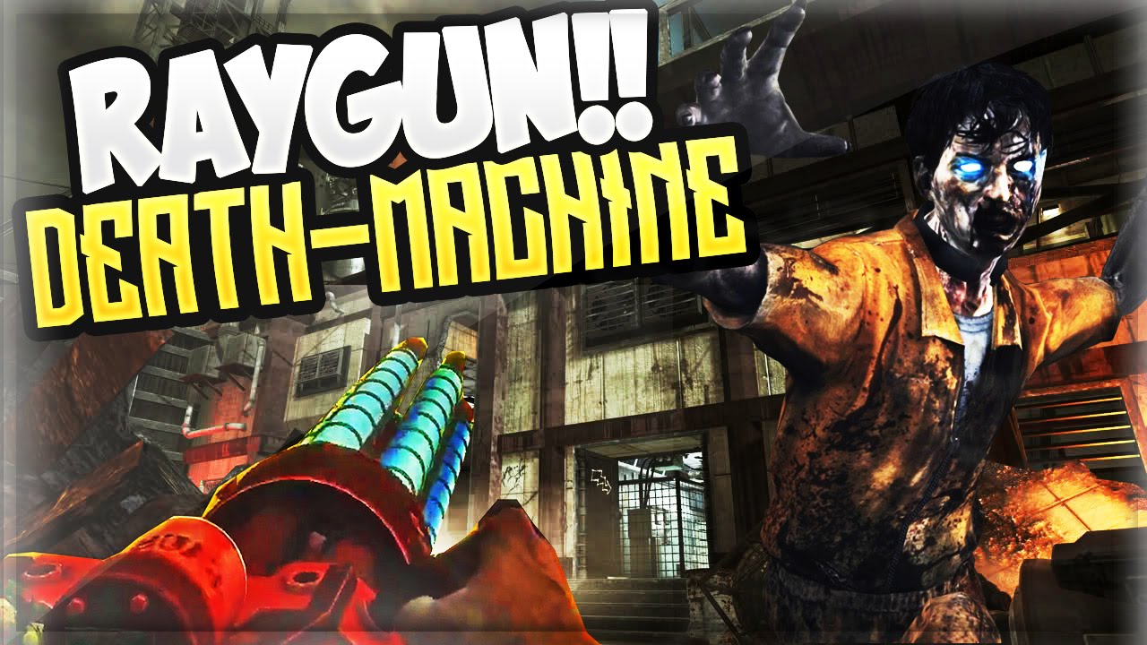 RAYGUN MINIGUN MOD! BLACK OPS ZOMBIES MODS - RAYGUN ZOMBIES MOD!! (Call ...