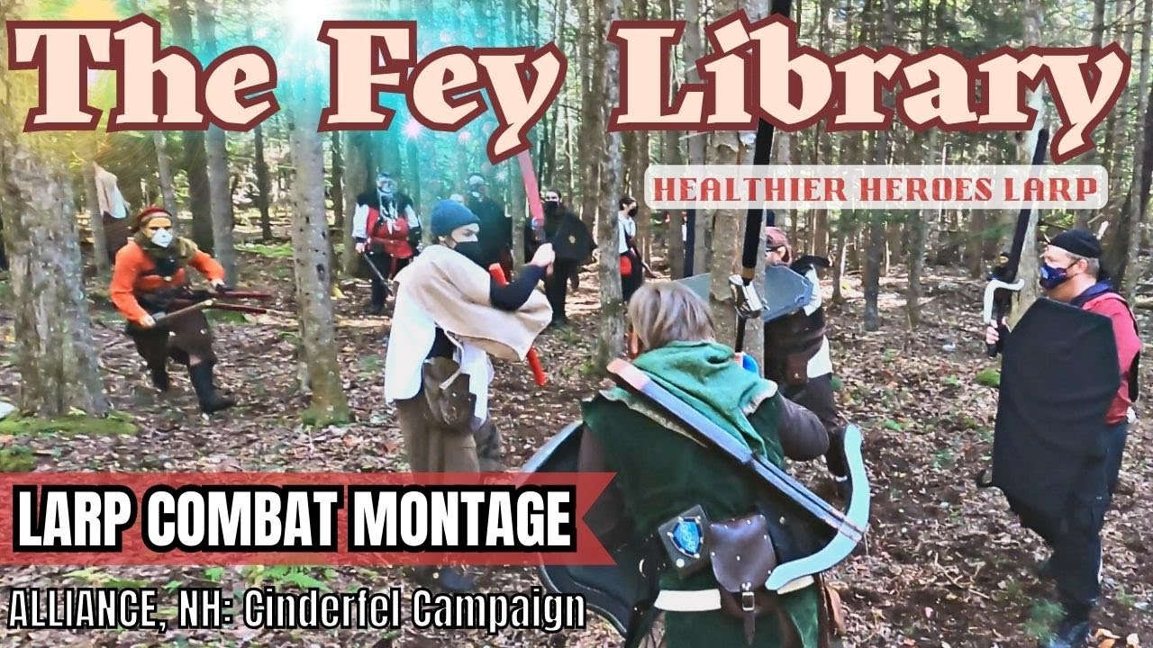 LARP Combat: Fey Library Battle Montage (Cinderfel, Sept 2022) - YouTube