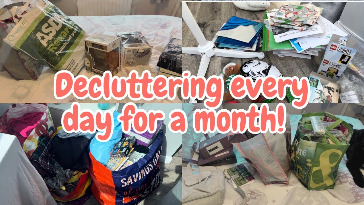 Decluttering Every Day for a MONTH! | 31 Days of Decluttered Items ...