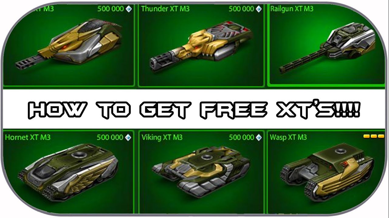 Tanki Online - How to get free XT's !!! - YouTube