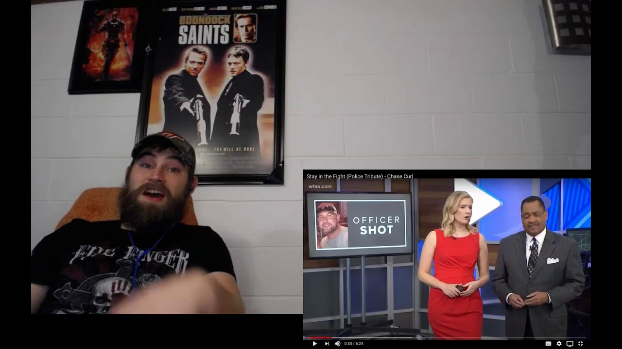 Stay in the Fight (Police Tribute) - Chase Curl{{REACTION}} - YouTube