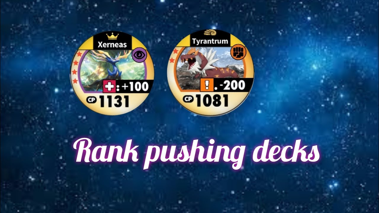 rank pushing decks | pokemon medallion battle - YouTube