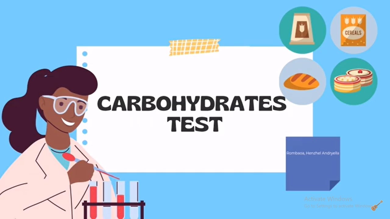 Carbohydrates Test Experiment - YouTube