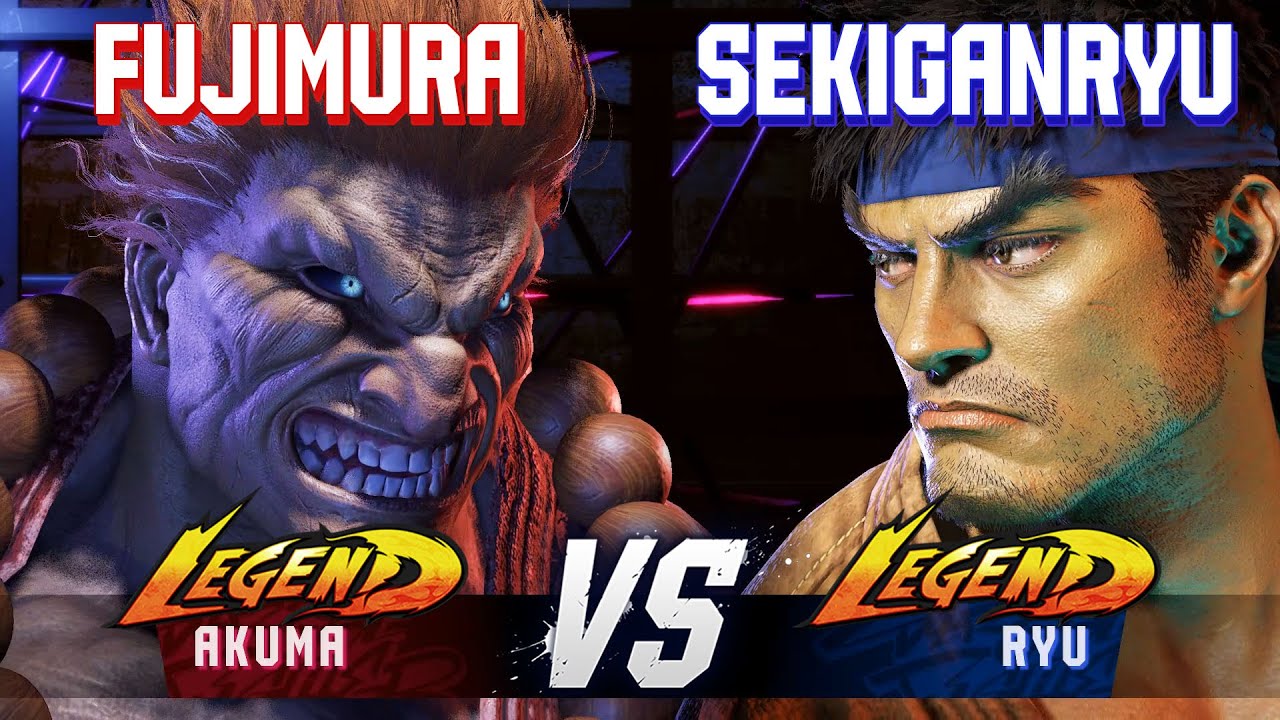 SF6 FUJIMURA (Akuma) vs SEKIGANRYU (Ryu) High Level Gameplay - YouTube