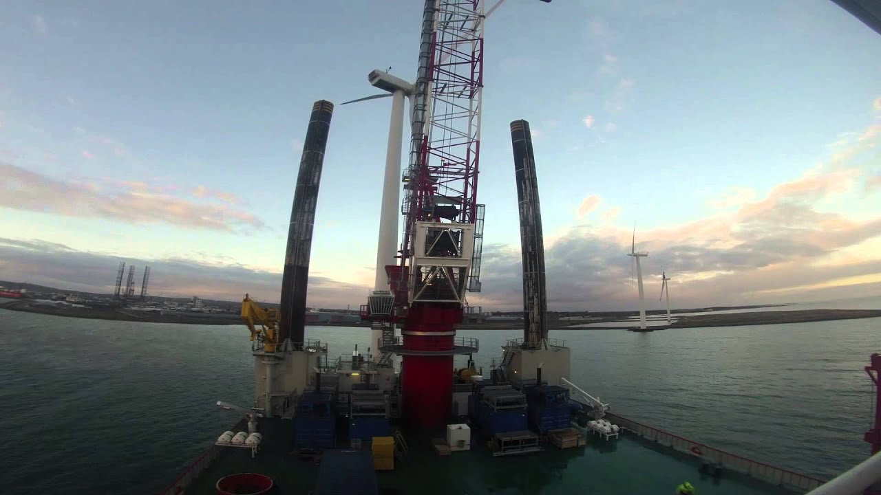 WIND PIONEER - DBB Jack-Up Services - YouTube