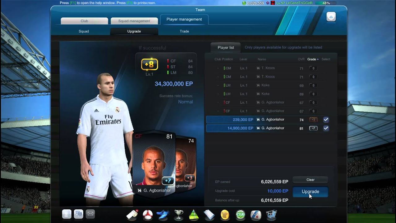 FO3 player upgrade +8 - YouTube