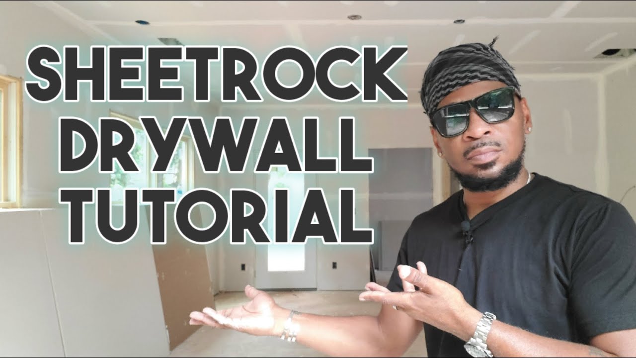Sheetrock / Drywall Tutorial ⚡️ This makes all our Projects stand out ...