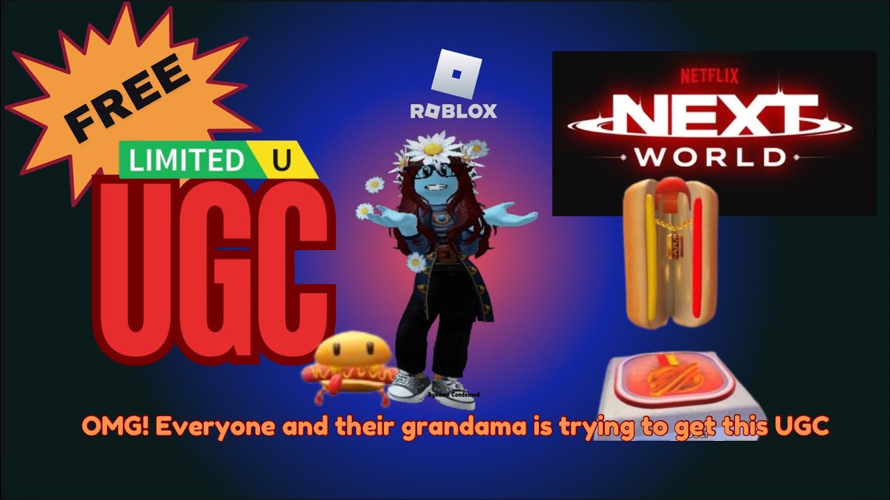 Roblox: Netflix Next World Free UGC Hotdog Event - YouTube