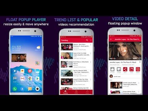 Ücretsiz Müzik Floating Youtube Player uygulaması yayında
