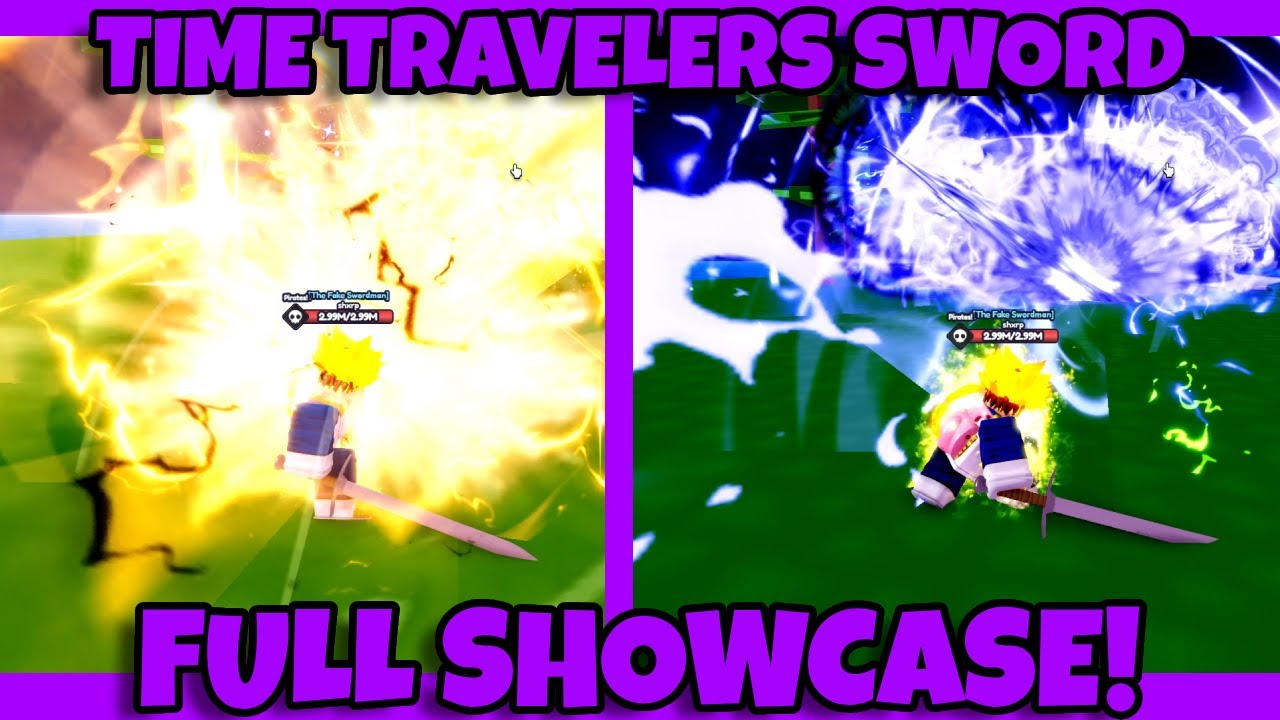 New Time Traveler's Sword One Fruit Simulator Showcase DBZ UPDATE ...