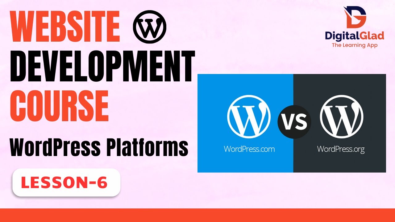 Lesson-6 - WordPress Platforms - Free WordPress Website Course - YouTube
