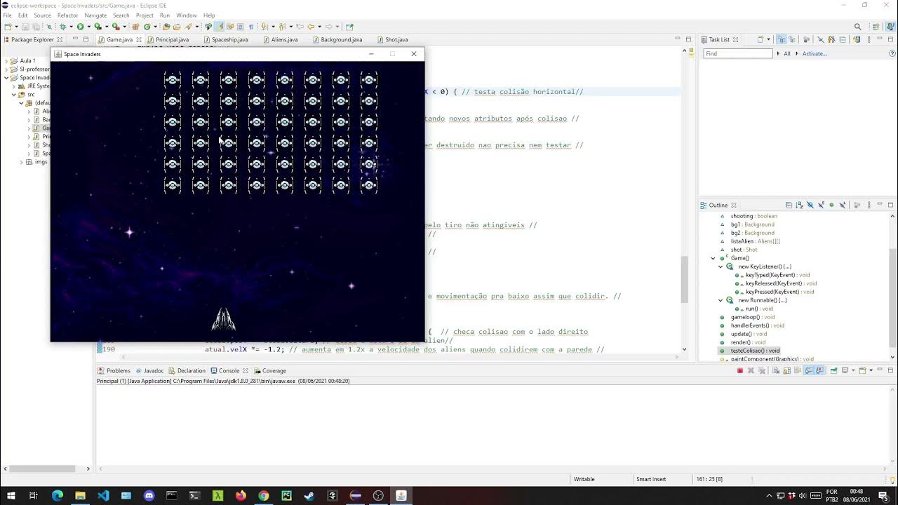 Space Invaders básico com Java - YouTube