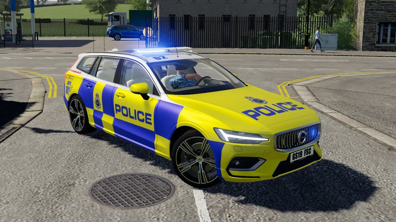 Volvo V60 UK Police - Farming Simulator 2019 - British Police Car [FS ...