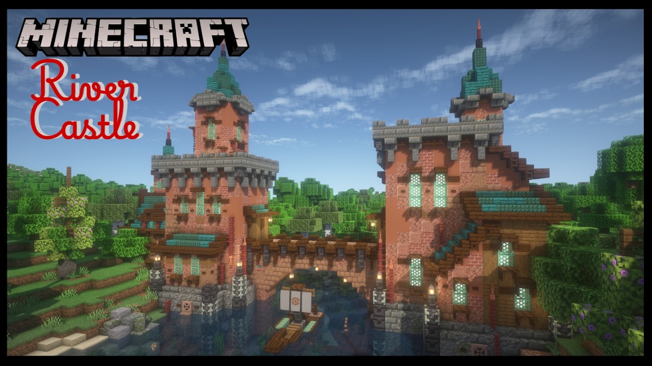 The River's Edge Castle - A Peaceful Minecraft Timelapse - YouTube