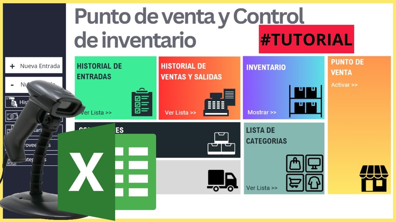 Punto de venta NIVEL DIOS en EXCEL VBA entradas y salidas [INVENTARIO ...