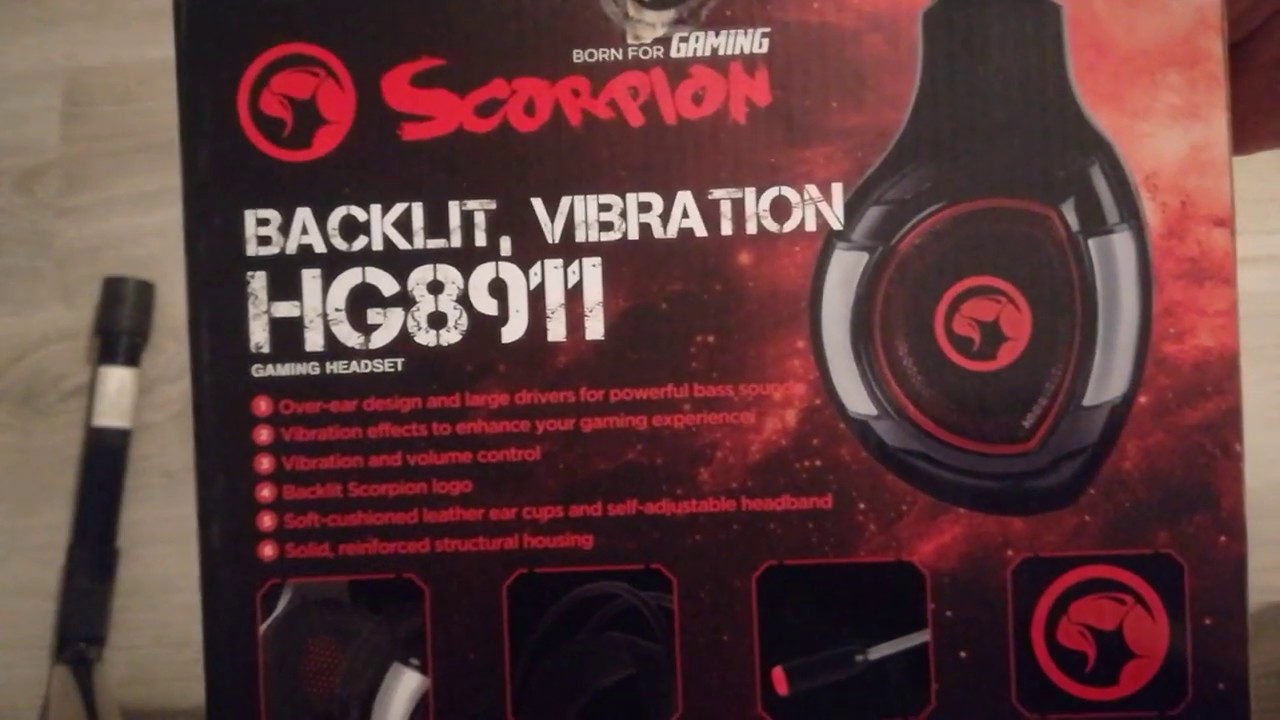 Unboxing Casti gaming cu microfon Marvo HG8911 - YouTube