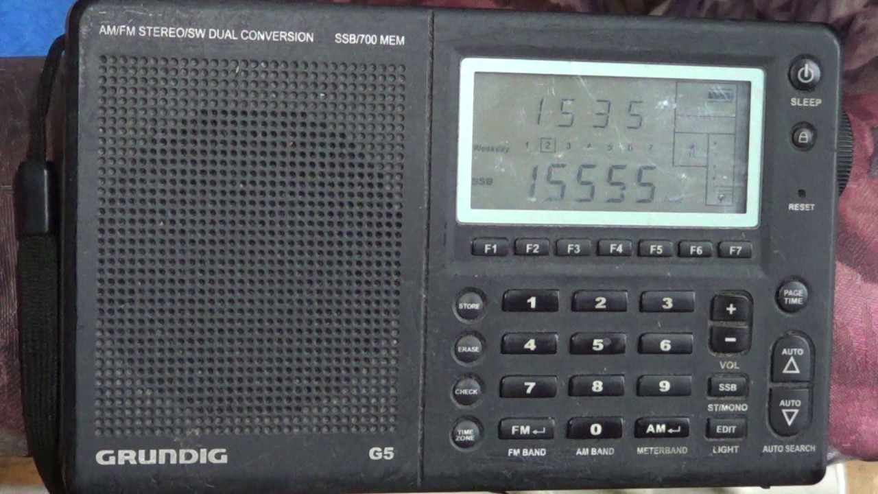 WJHR Milton Florida on Grundig G5 Shortwave Radio USB mode - YouTube