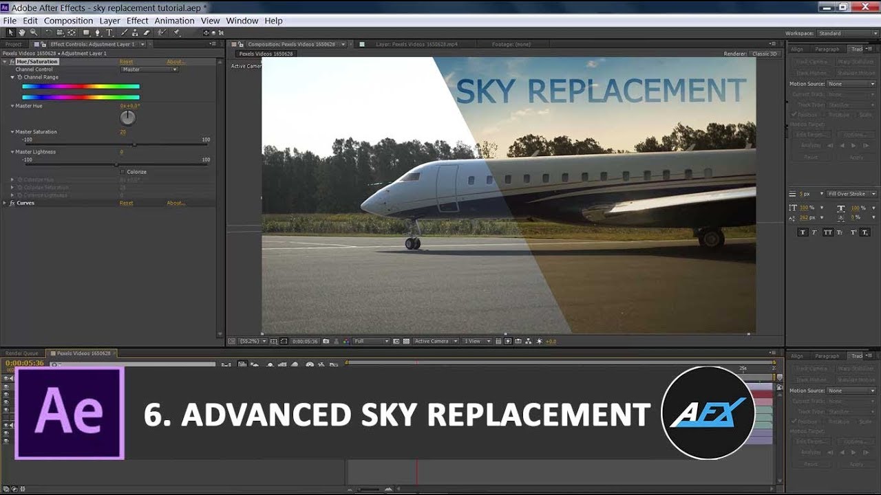 06 Sky Replacement After Effects - VFX tutorials in hindi - YouTube