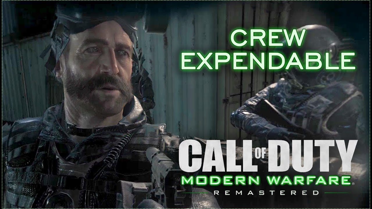 Call of duty: Modern Warfare REMASTERED First mission (Crew Expendable ...