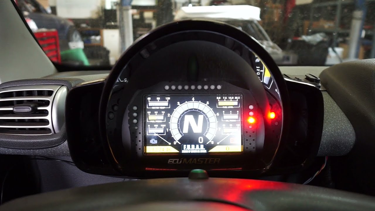 ECU master dashboard startup - YouTube