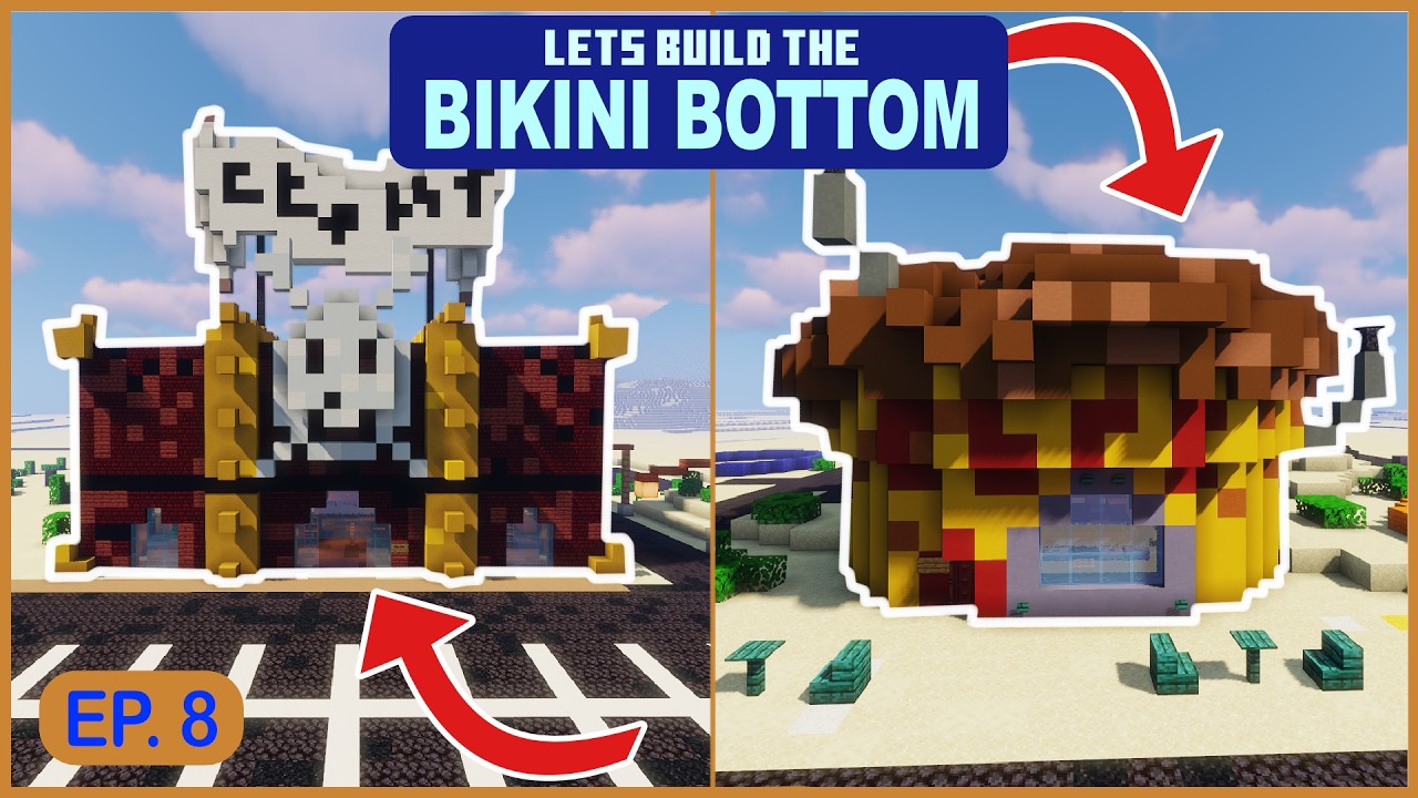 Barg-N-Mart, Bakery and Land Making Lets Build the Bikini Bottom Ep.8 ...