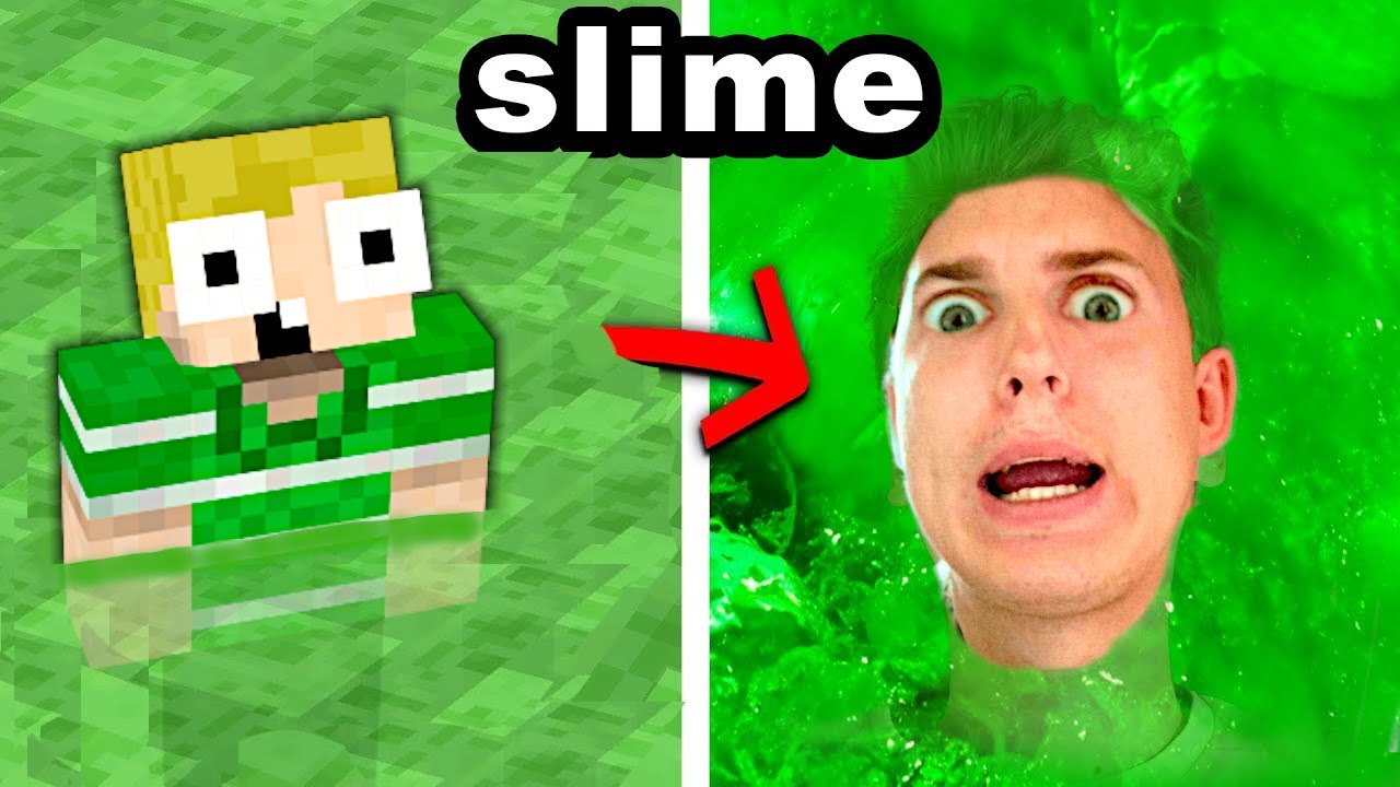 Minecraft Slime I Virkeligheden!! - YouTube