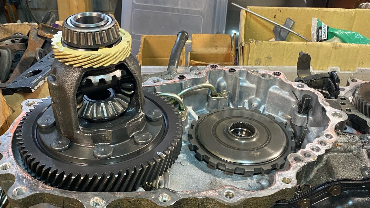 At the shop, messing with my spare automatic transmission. To verify a ...