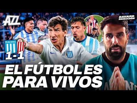 AZZARO REACCIÓN - OTRA VEZ PERDÉS PUNTOS POR BOLUD*: RACING EMPATÓ 1-1 CON BARRACAS