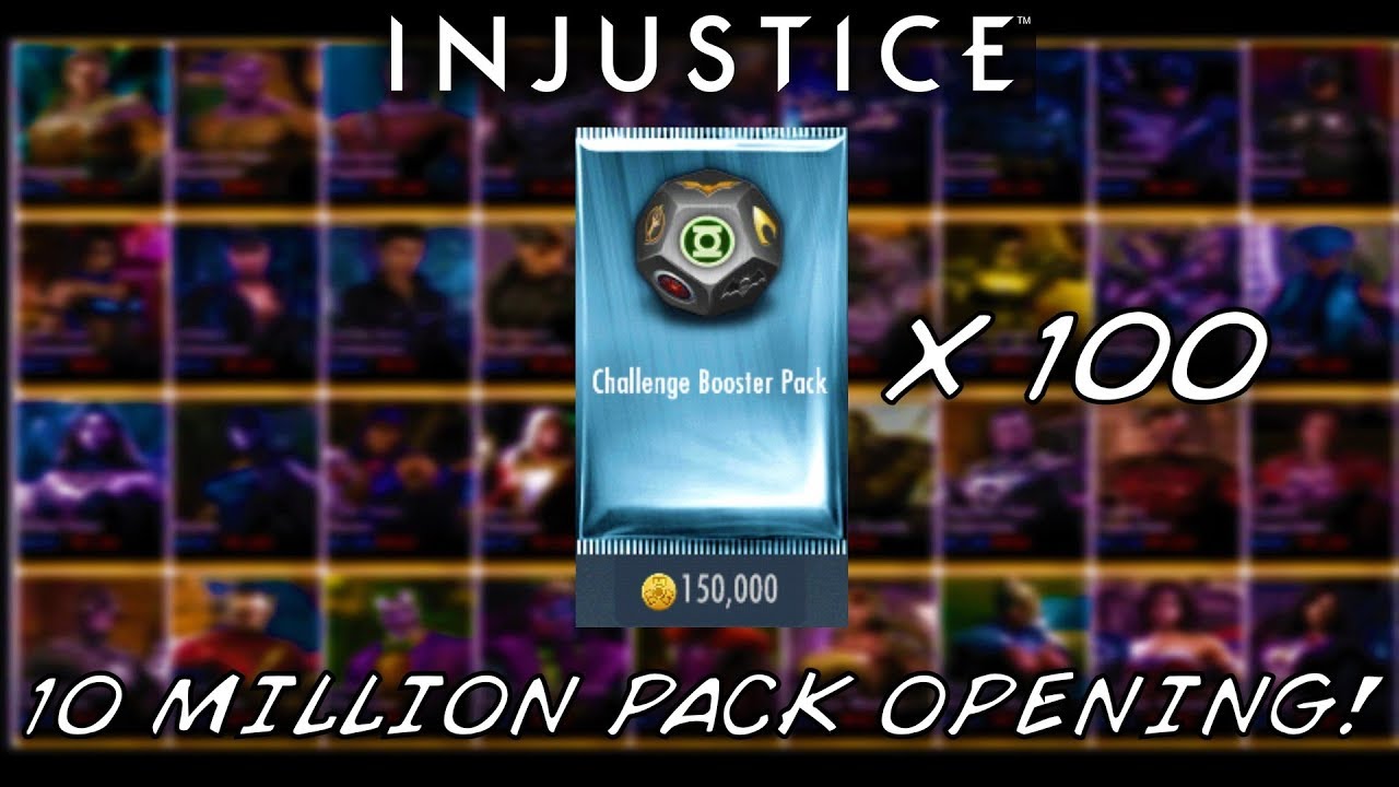 Injustice Mobile App - 10 Million Challenge Pack Opening! - YouTube