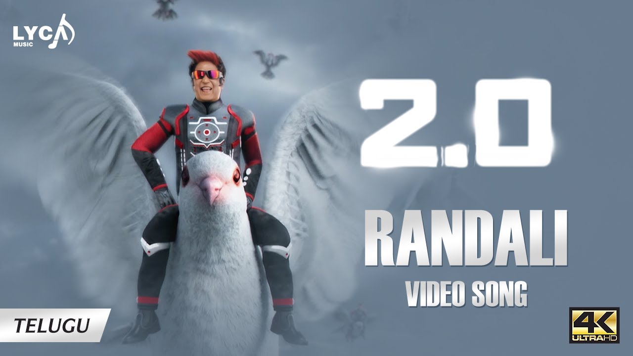 Randali Video Song | 2.0 Telugu Songs | 4K | Rajinikanth | Akshay Kumar ...
