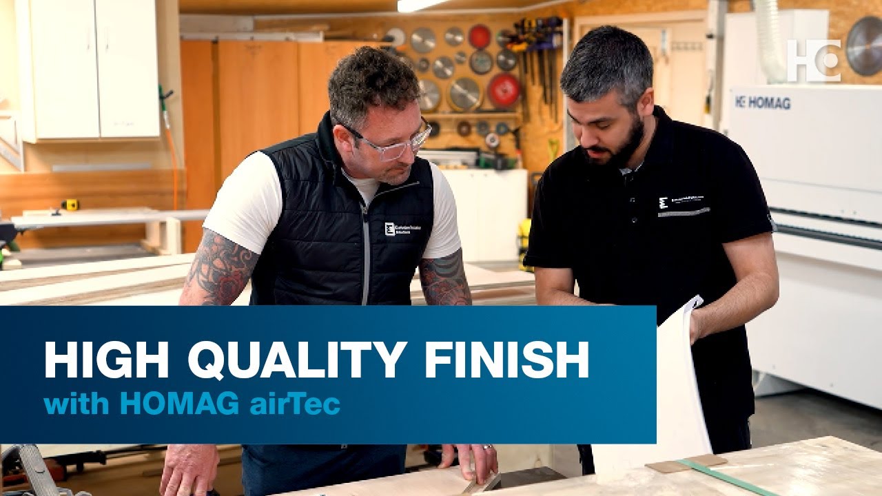 Zero joint technology with HOMAG airTec - YouTube