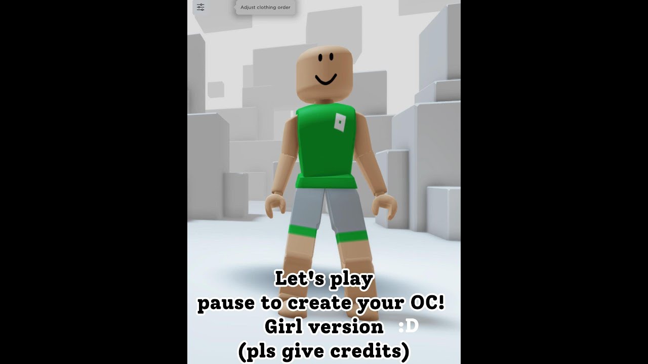 Pause to create an OC! | Roblox | B & J Game World - YouTube