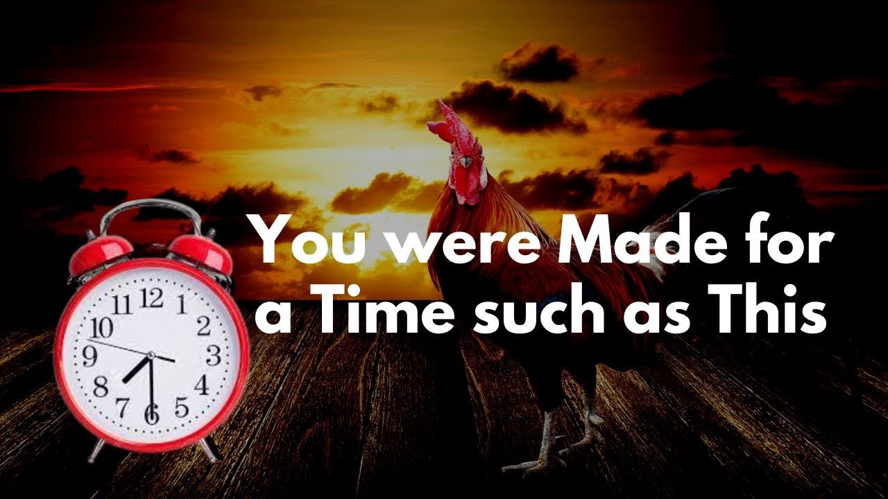 You were Made for a Time such as This - YouTube