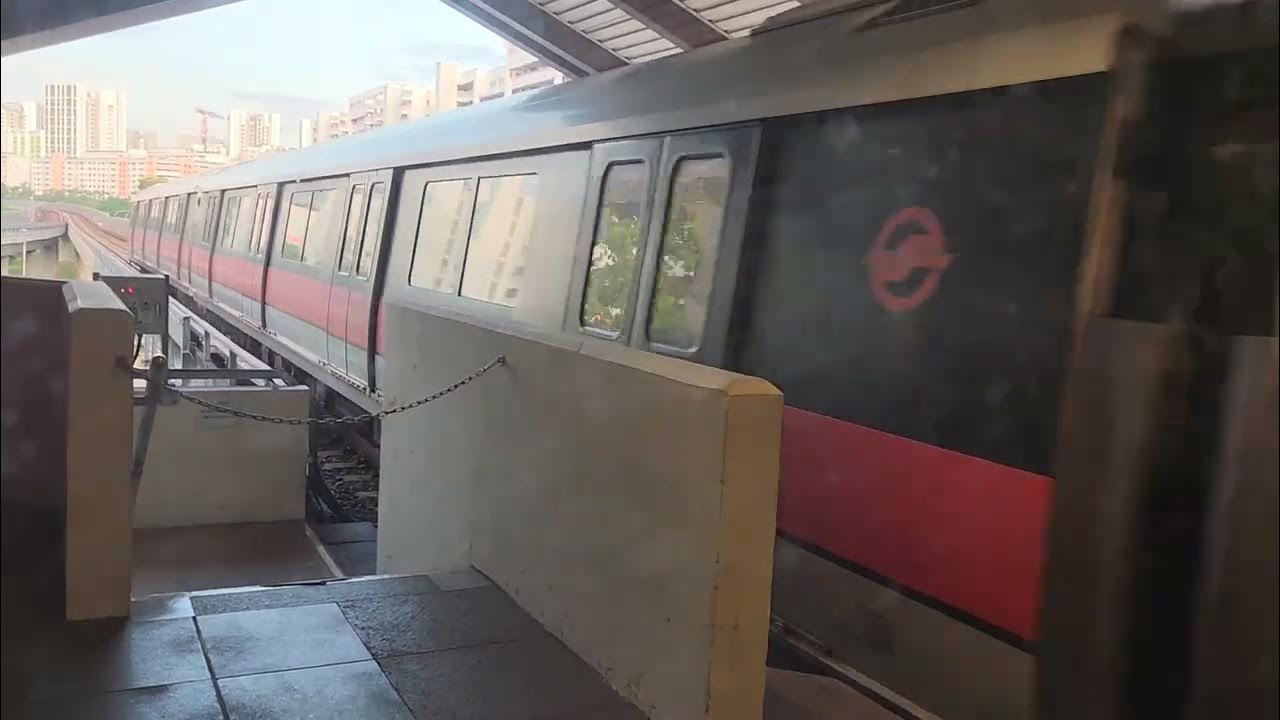[SMRT Trains - Yishun Bound Withdrawal] C751B 337/338 arriving NS8 Marsiling Northbound - YouTube