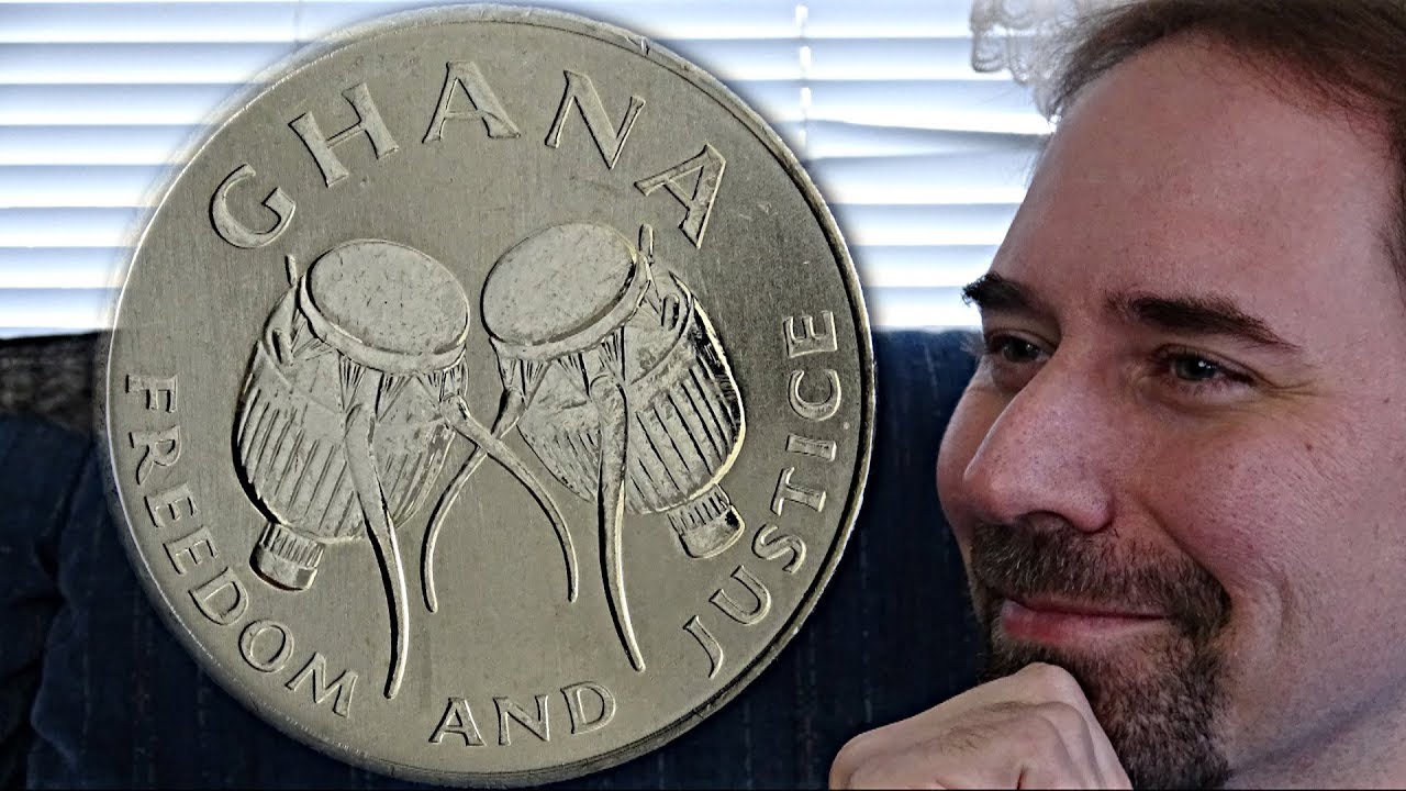 Ghana 50 Cedis 1999 coin - YouTube
