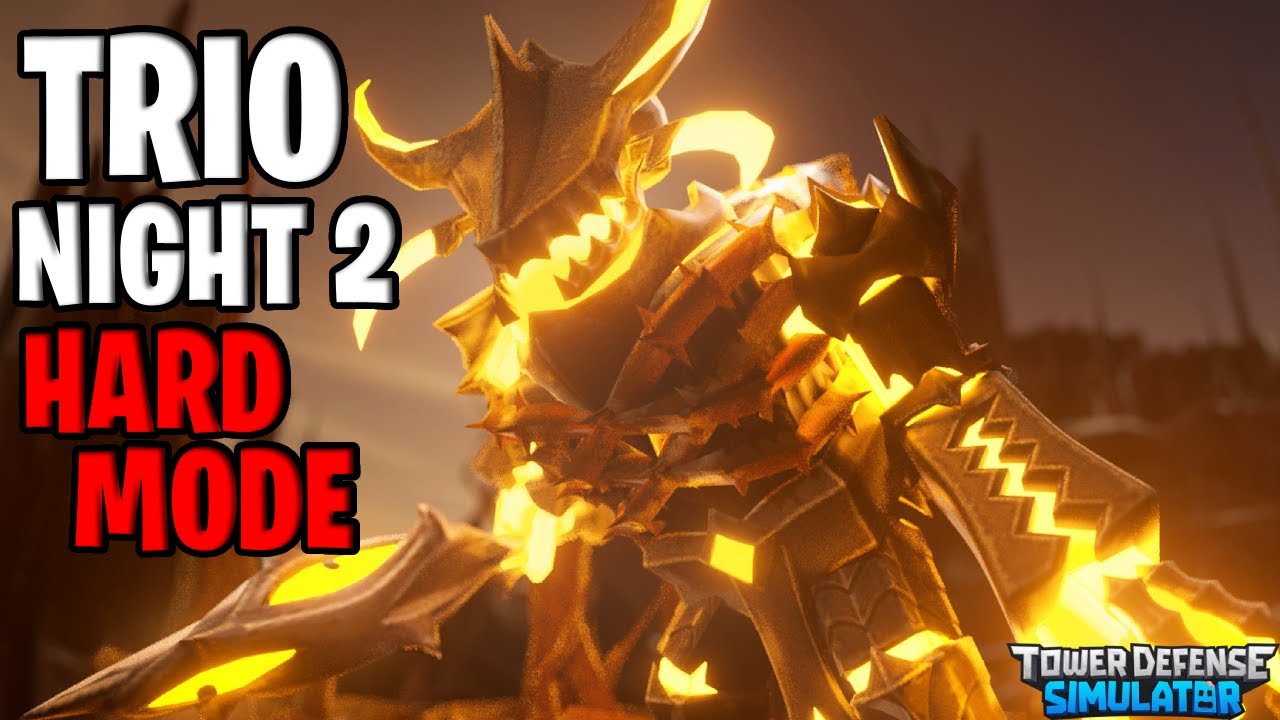 BEATING NIGHT 2 [HARD MODE] | The Hexscape Event | TDS Roblox - YouTube