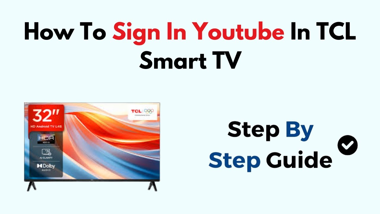 How To Sign In Youtube In TCL Smart TV - YouTube