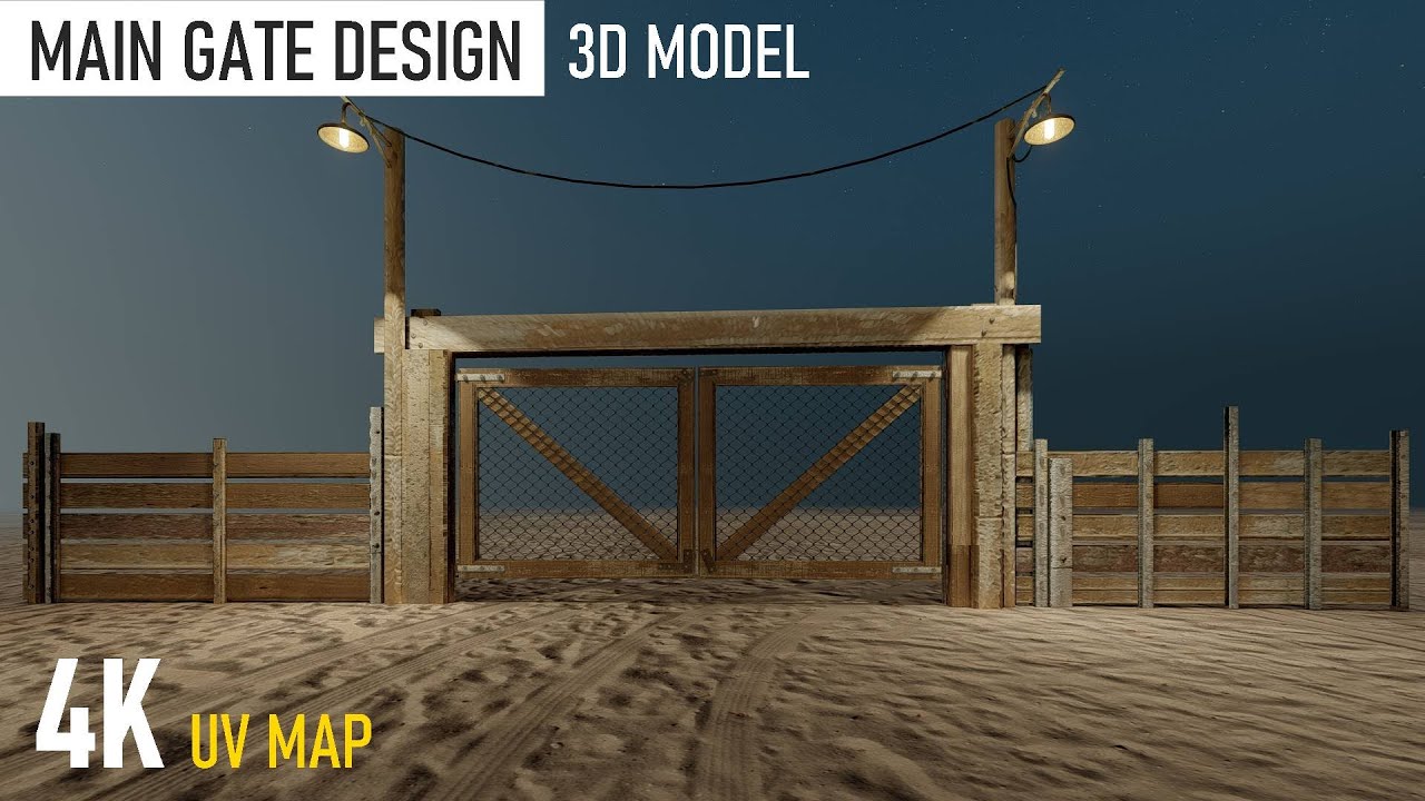 How to make 3D wooden Door Design in /// Blender // MAX / Lumion 12 ...