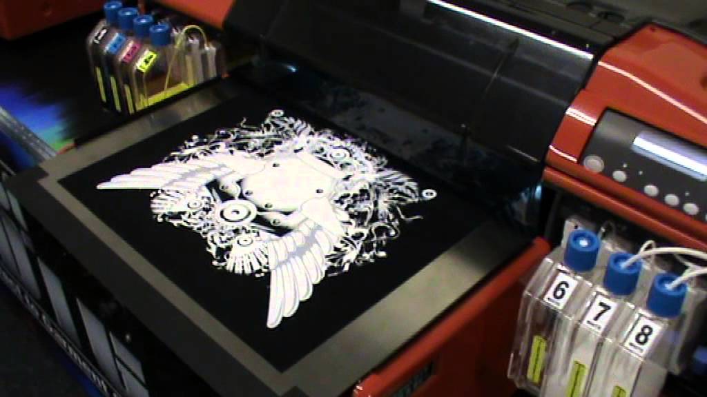 R Jet 5 Resolute DTG Printer - YouTube
