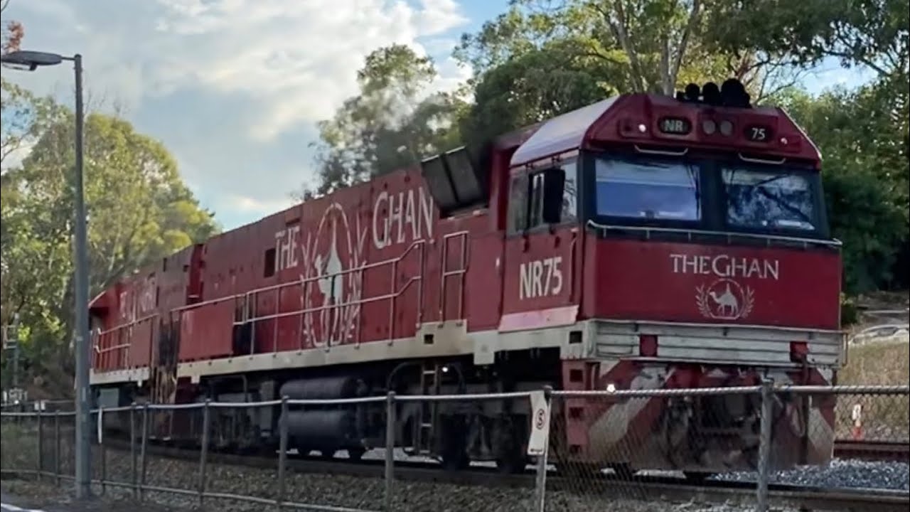 Rail Action In The Hills With The Red Camels! - Freight Trains In The ...