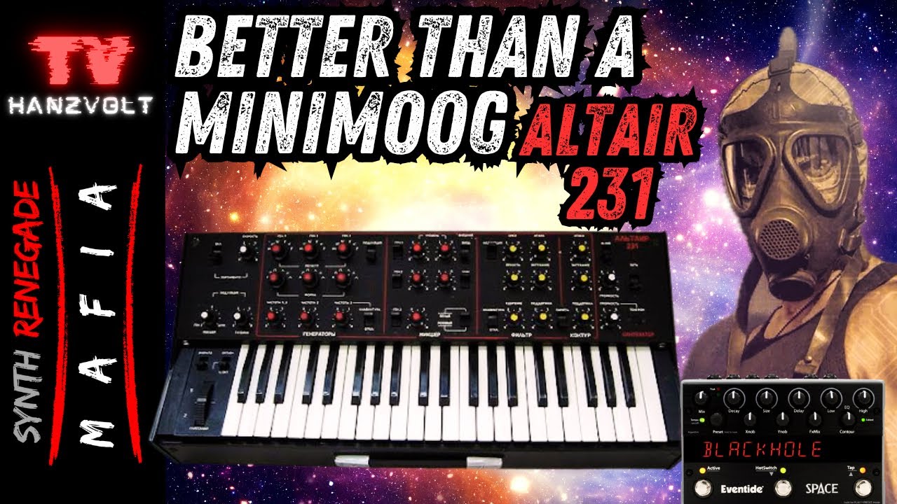 Altair 231 Russian Moog Model D clone | HANZVOLT TV - YouTube