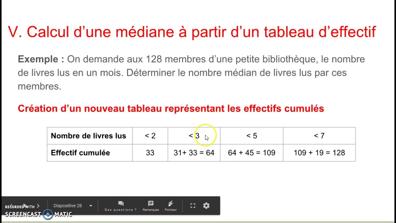 2. Etendue et médiane - YouTube
