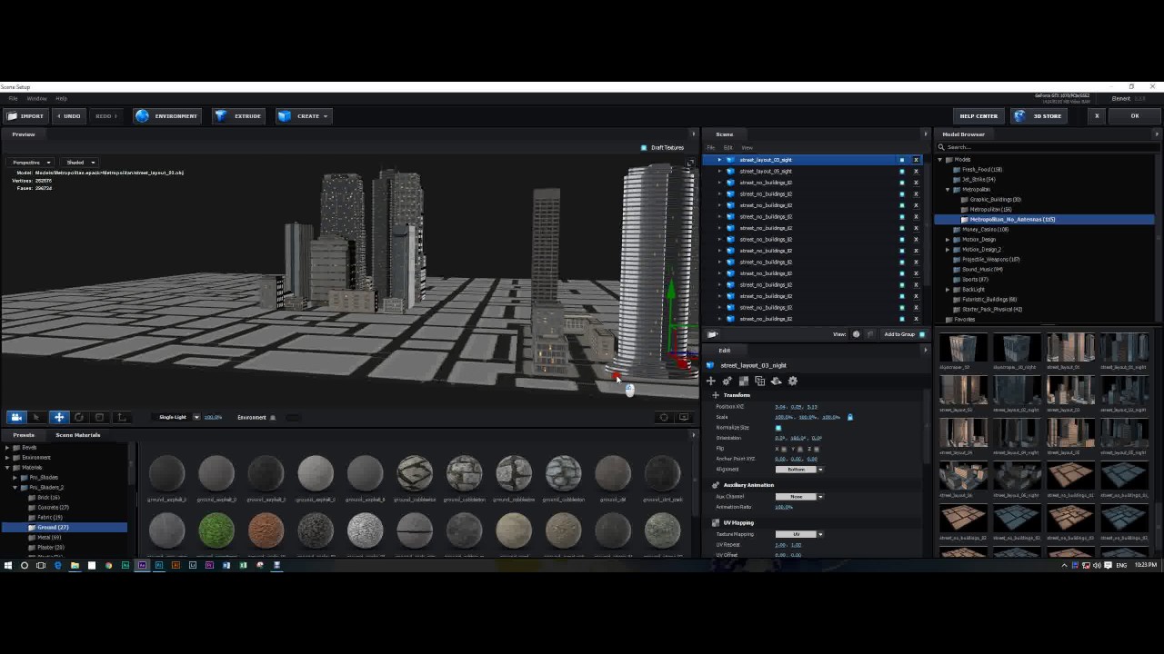Element 3D 2017 Building - YouTube