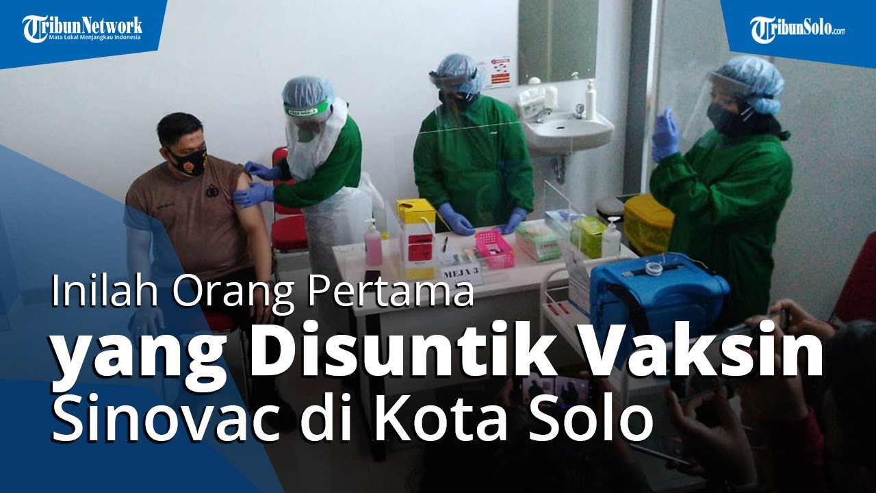Inilah Orang Pertama yang Disuntik Vaksin Covid-19 di Solo, Kapolresta ...