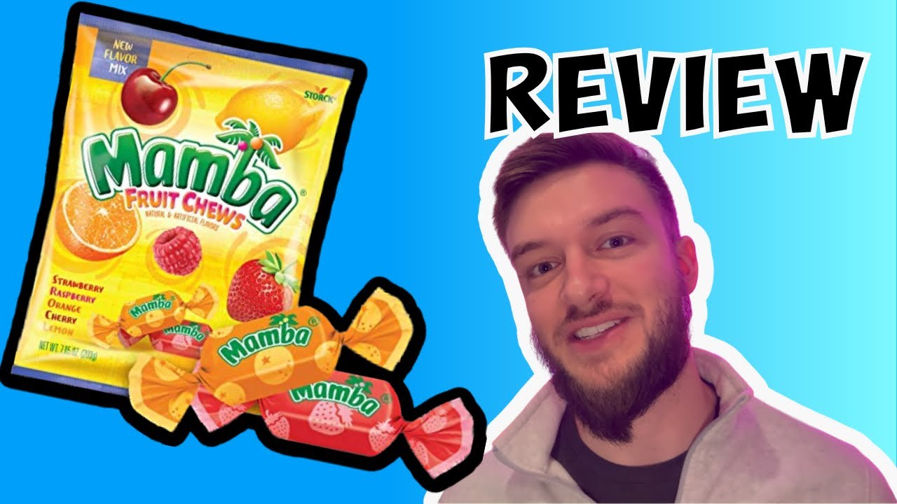 Storck Mamba Fruit Chews Candy review - YouTube