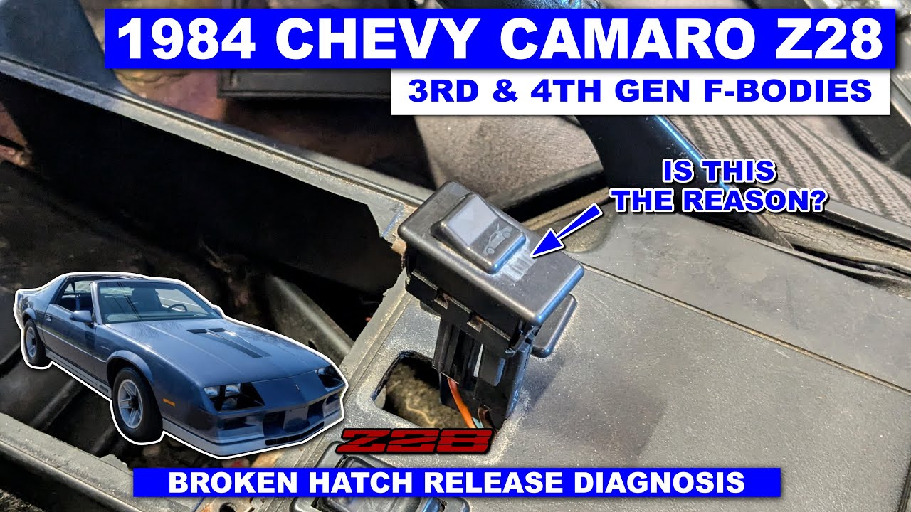 F-Body Broken Hatch Release Diagnosis - YouTube