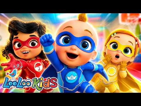 Rain Rain Go Away + Johny Johny Yes Papa - Learn Colors - SUPERHEROES | Kids Songs & Nursery Rhymes