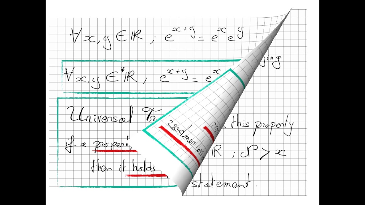 Hyperreal numbers - Part12 - Transfer Principle - YouTube